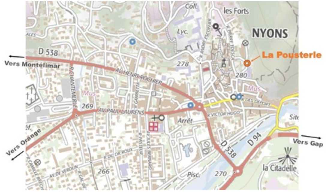 Plan d’accès – site – ORSAC ATRIR